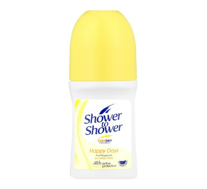 Shower To Shower Roll On Happy Days (6 x 50ml) | Makro