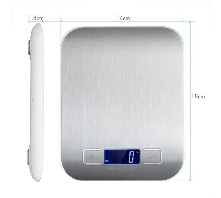 Someone’s in a Makro Pruchef - 1g-10kg Digital Kitchen Scale - Silver Mood