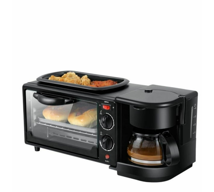 Someone’s in a Makro Mini Oven 3-in -1 Electric Breakfast Maker Mood