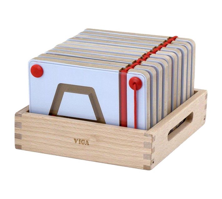 Someone’s in a Makro Viga Geometric Shapes Magnetic Tracing Boards 10pc ...