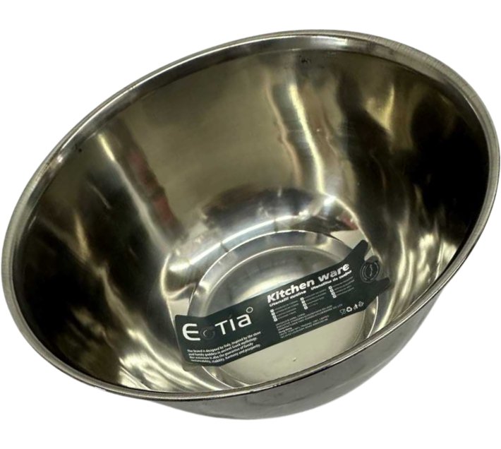 Eotia Stainless Steel Mixing Bowl Stainless Round Kitchen Bowl (Pack of ...