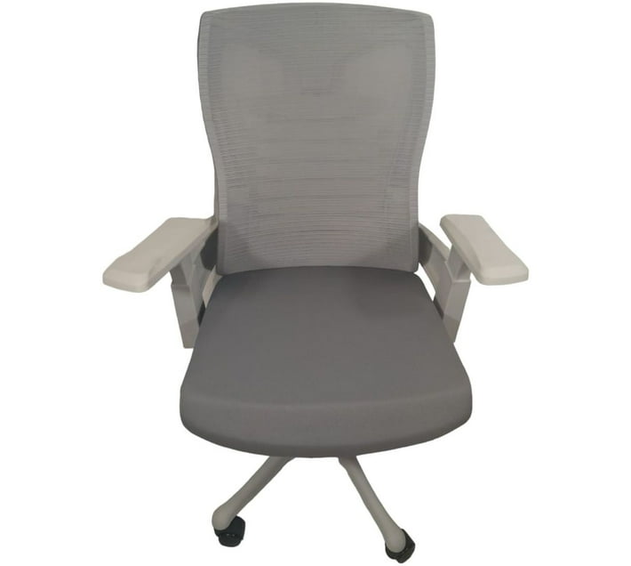SMTE Focus Office Desk Chair - B03 - Grey Office Conference Chair (Grey ...