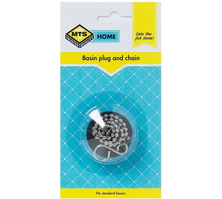 Buy MTS Home Basin Plug & Chain - Black Sink Plug (With Chain) in Bulk ...
