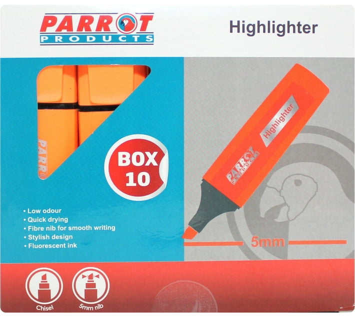 PARROT PRODUCTS MARKER HIGHLIGHTER SLIMLINE BOX 12 BLUE (Blue) | Makro
