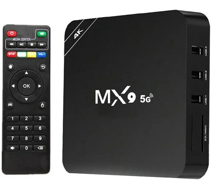 MX9 Andorid 13.1 4K Box 4GB + 64GB TV Remote Controller (Black) | Makro