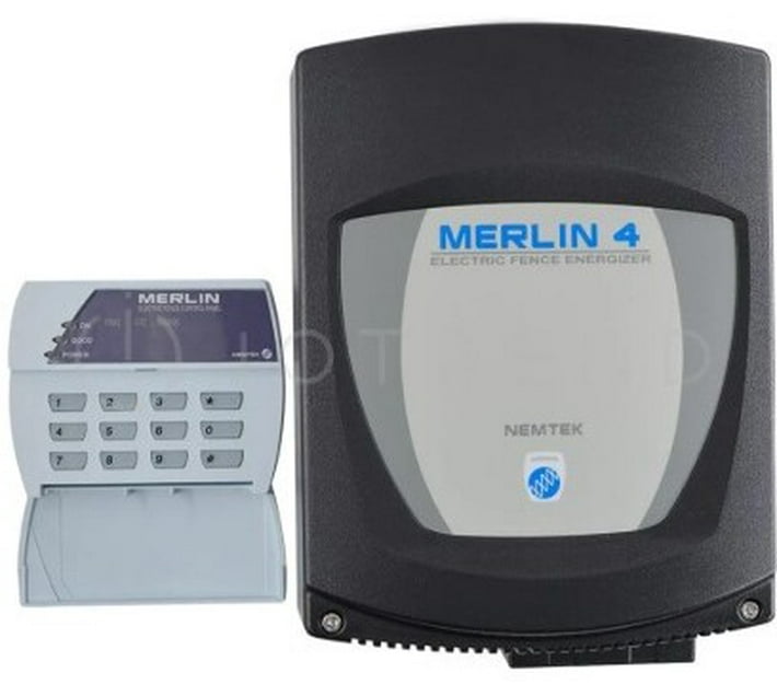 Nemtek Merlin 4J Energizer Including Keypad UV stabilised plastic Fence ...