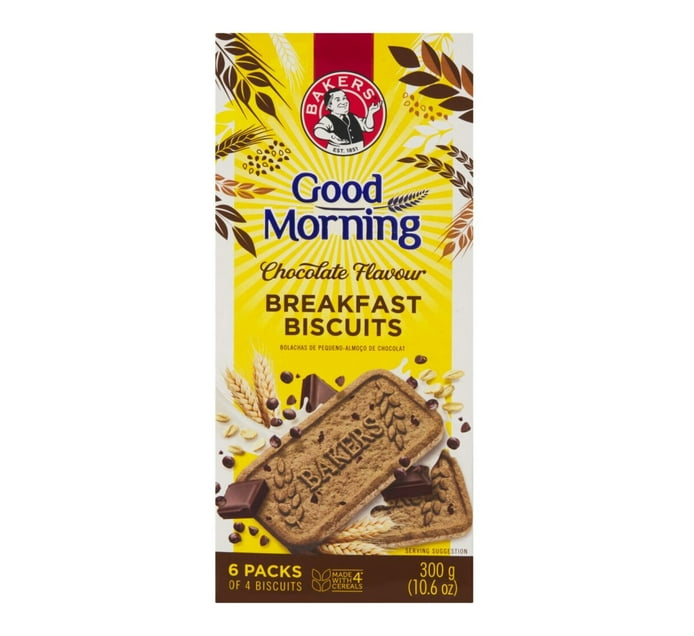 Bakers Good Morning Biscuits Chocolate (300g) | Makro