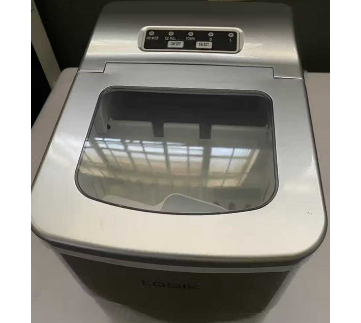 Buy ICE MAKER 12L LOGIK ICE MAKER SILVER 12KG RSH-080464 Ice Maker For ...