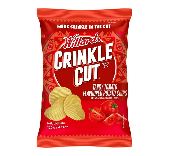 Willards Chips Tomato (20 x 120g) | Makro