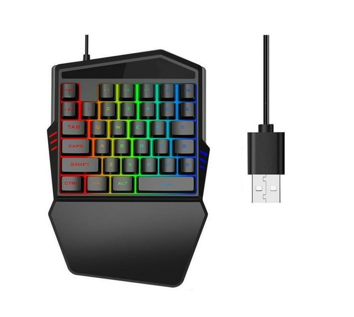 Someone’s in a Makro Andowl 35 Key RGB Mechanical Keyboard One-Handed Mood