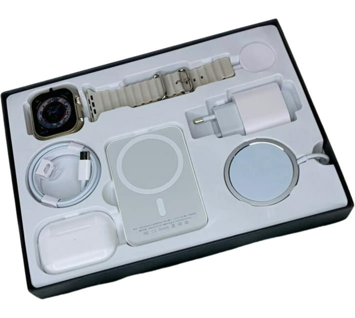 Buy Generic AP24-5-2 Smartwatch (White Strap, Big) in Bulk | Makro Business