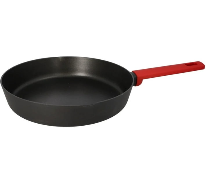 danny home DHC001-28 28cm Round Frying Pan Pan 0.5 L capacity (Steel ...