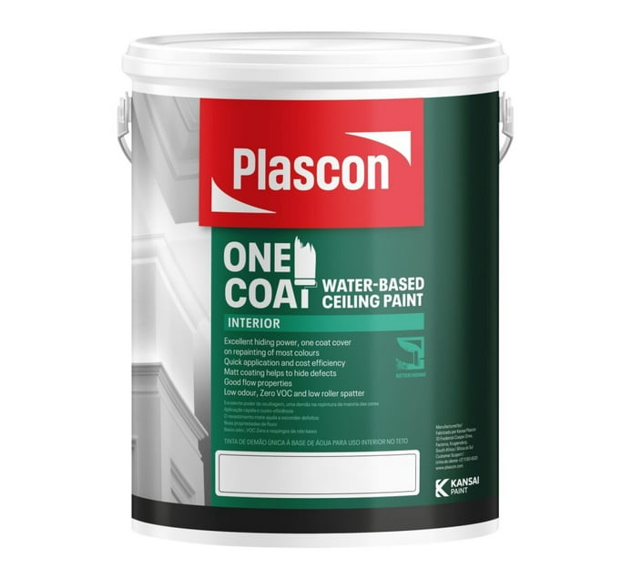 Buy Plascon 5l One Coat Ceiling Paint in Bulk | Makro Business