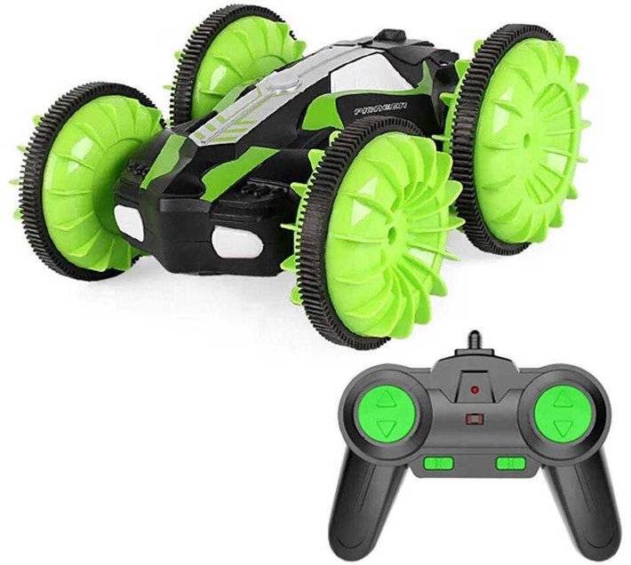 Miss Bliss Imports Remote Control 4WD Monster Stunt Car High Speed 360 ...