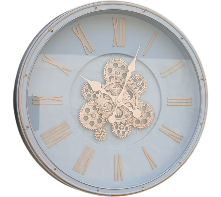 Generic Analog 48 cm X 48 cm Wall Clock (White, With Glass, Standard ...