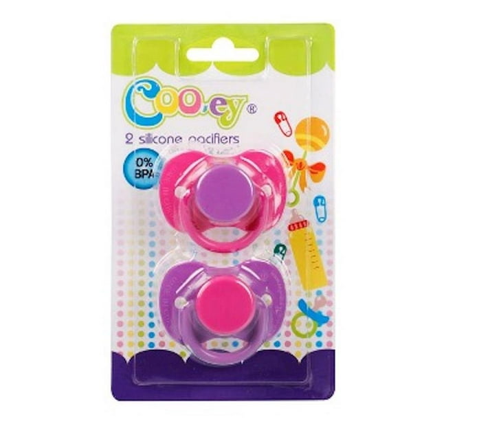 Someone’s in a Makro Cooey Soother/Pacifier Silicone 2 Piece - Blue ...
