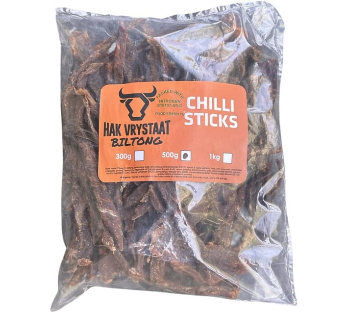 Hak Vrystaat Beef Chilli Sticks (0.5 kg) | Makro