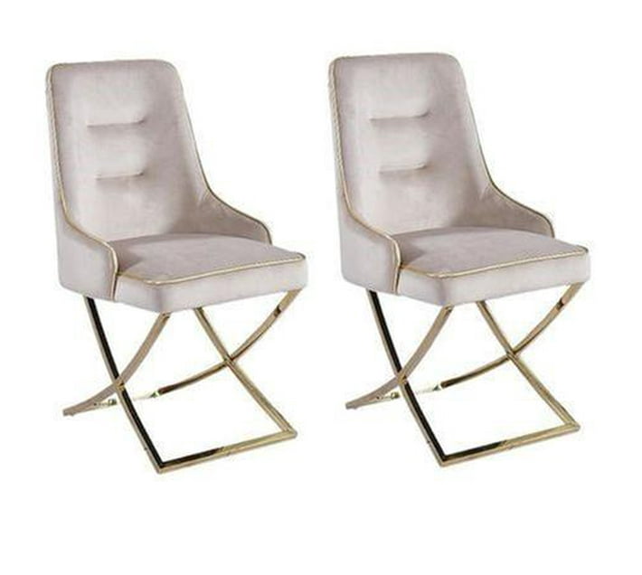 Someone’s in a Makro Smte - 2x Chisisi Velvet Dining Chair With Zip Mood