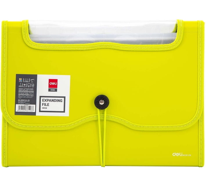 Buy DELI Plastic Expanding File (Set of 1, Yellow) in Bulk | Makro Business