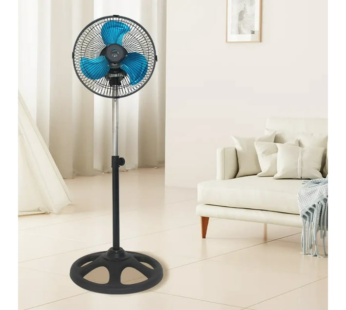 condere 1140004256253 A 110 mm 3 Blade Floor Fan (White, blue, Pack of ...