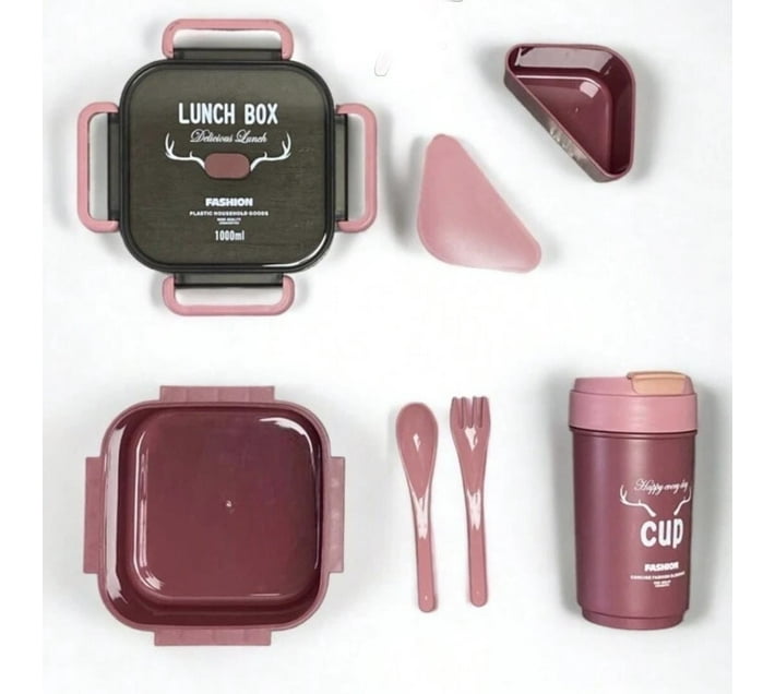 Live better supplies lunch box set 3 Containers Lunch Box (1000 ml) | Makro