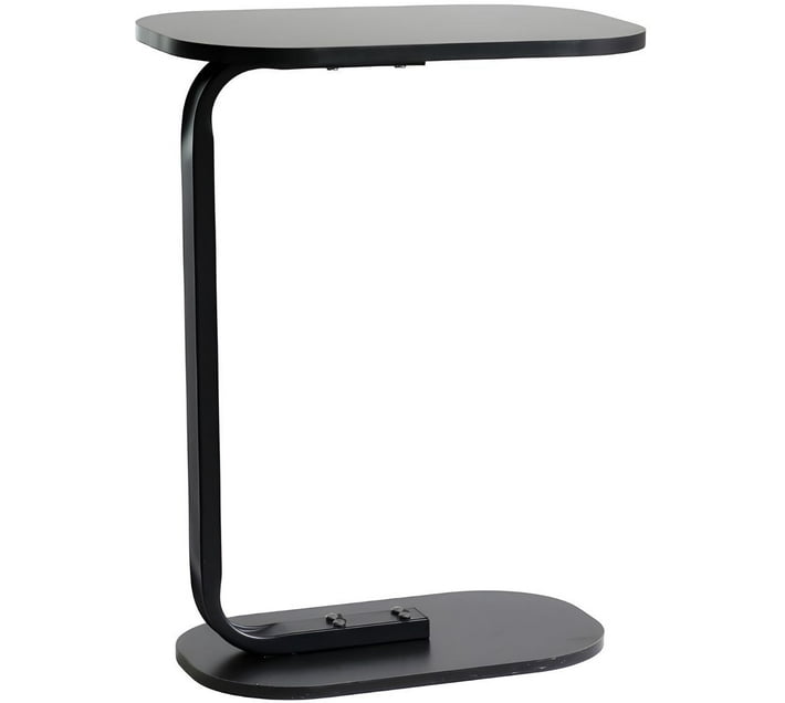 sisa naa660 Solid Wood Side Table (Finish Colour - black, Knock Down ...