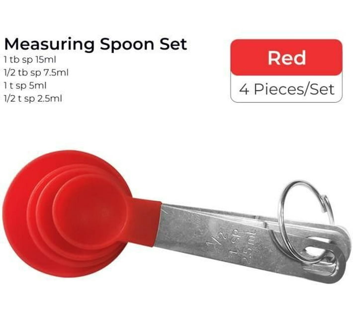 Maruti Groups 4pc Measuring Spoon Baking Tool - Cake Decorating Measuring Cup Set (15 ml) | Makro