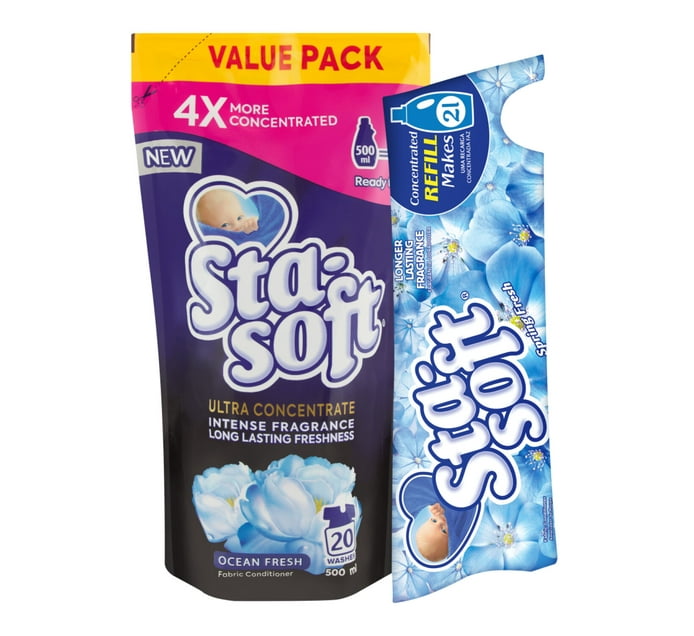 Buy Sta-Soft Ultra Concentrate Fabric Conditioner Ocean Fresh 500ml in ...