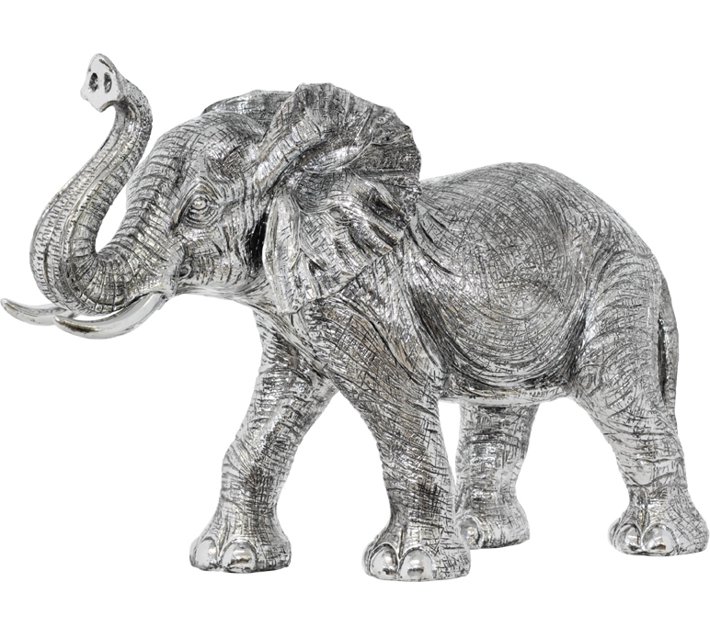 Modern Casa MCJAN45U1 Decorative Showpiece - 51 inch (Polyresin, Silver ...