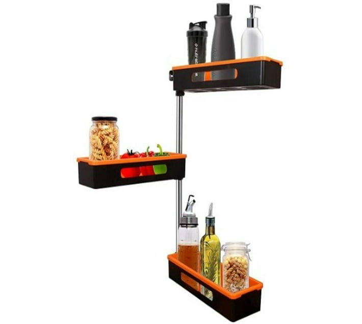 Generic XF0879 Plastic Rack Shelf For Bathroom (Number of Shelves - 3 ...