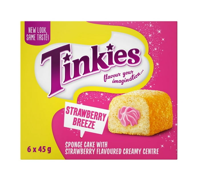 Tinkies Sponge Cakes Strawbery (6 x 45g) | Makro