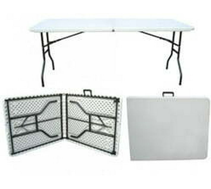 CG Furnitures BOI00005 Plastic Folding Table (Finish Colour - White ...