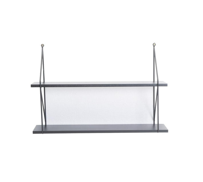 Someone’s in a Makro 2 Tier Black Hanging Wall Shelf Mood