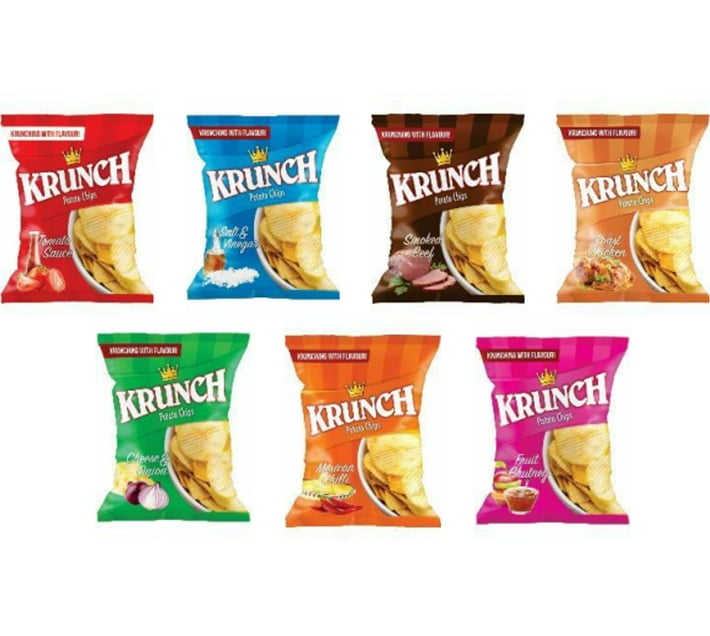 KRUNCH Potato Chips - Variety Box Chips | Makro