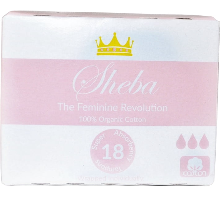 Buy sheba feminine Super Absorbency - 100% Organic Cotton - Non ...