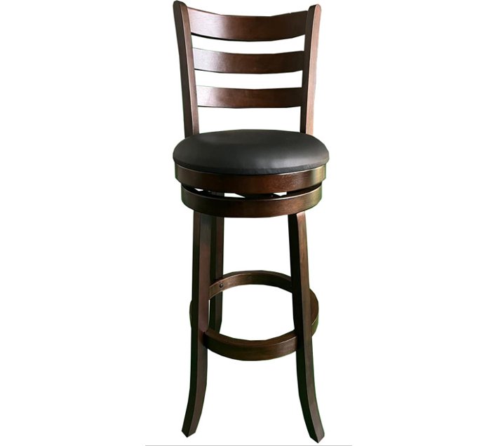 Jost Leatherette Bar Stool (Finish Colour - Black, DIY(Do-It-Yourself ...