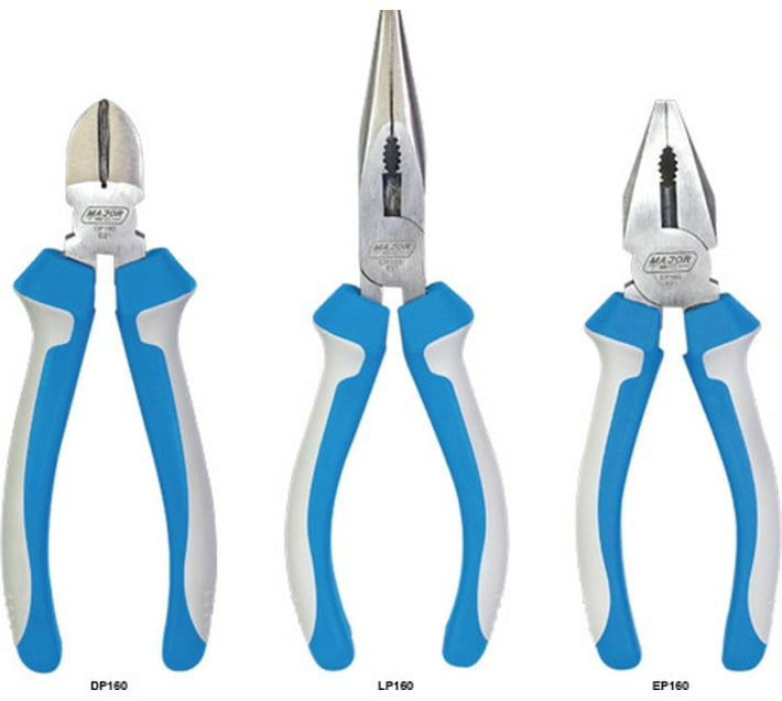 Major Tech 160mm Economy Plier Set-EPSET160 Diagonal Plier (Length : 16 ...
