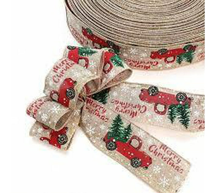 Someone’s in a Makro 5m Wired Christmas Ribbon Mood