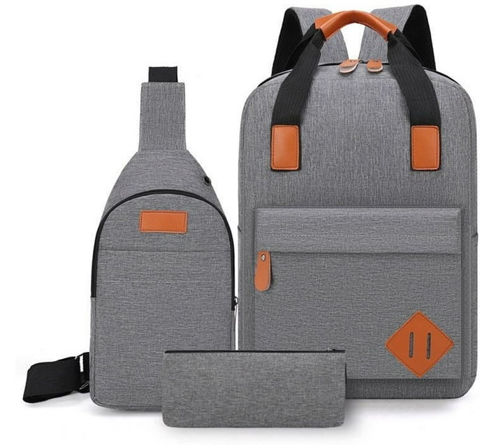 sozo laptop bag 35 l Laptop Backpack (Grey) | Makro