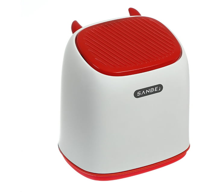 SANBEI 2L Mini Slim Step Trash Can Waterproof with Removable Inner ...