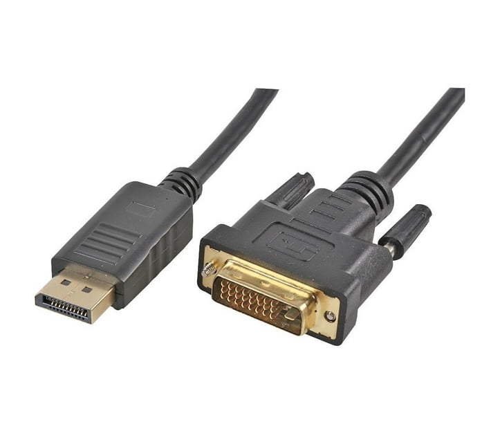 Pro Signal (PSG91578) Computer Cable, DisplayPort Plug, DVI-D Plug, 6.6 ...