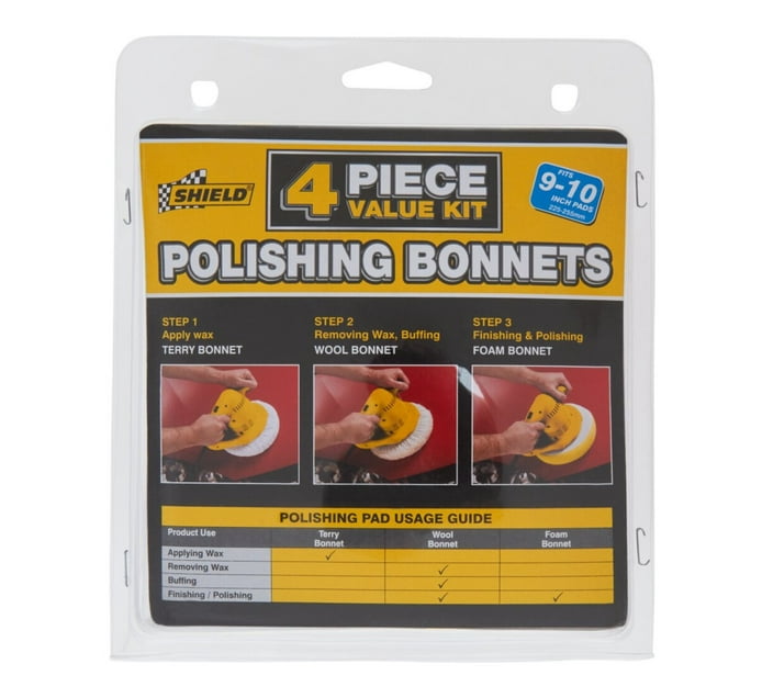 Shield 4-Piece Orbital Polisher Accessories Kit | Makro