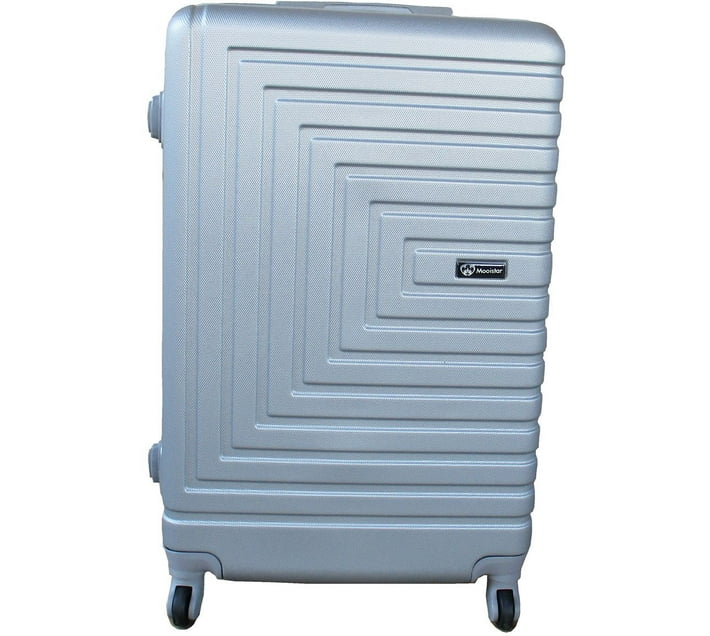 SMTE Mooistar 24 inch Travel Luggage Suitcase Bag - Silver Check-in ...