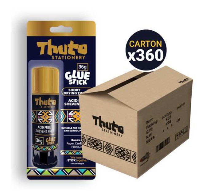 Someone’s in a Makro Thuto Glue Stick 36g (360 x Blister Cards package ...