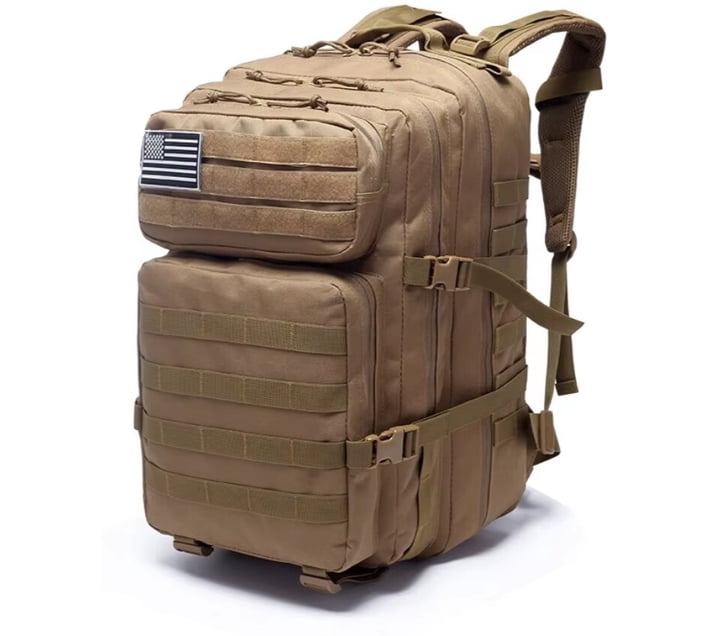Generic Tactical Molle Backpack with Bulletproof Panel Insert 40 l ...