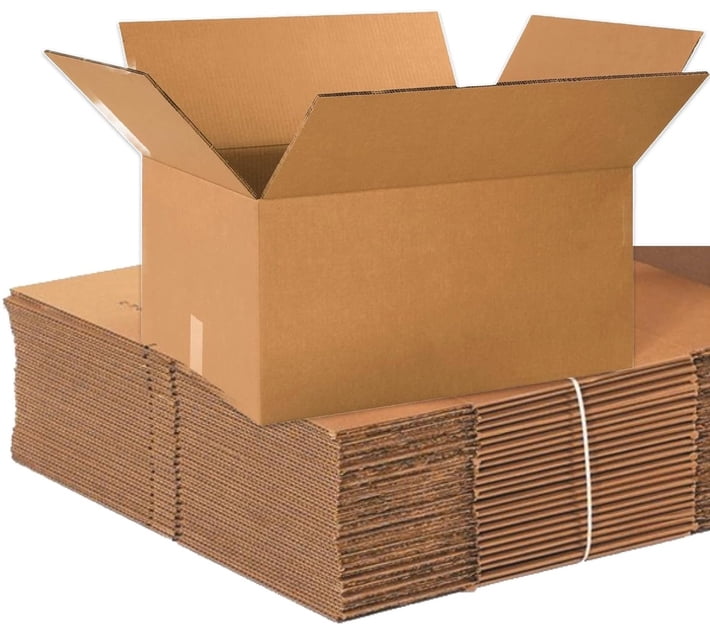 P4D Corrugated Cardboard Packaging Box (Pack of 10 Brown) | Makro