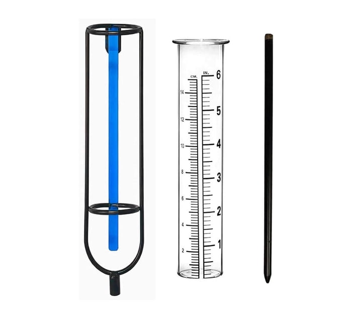 Someone’s in a Makro Garden Removable Rain Gauge with Metal Stake Rain ...