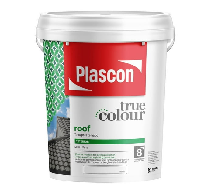 Someone’s in a Makro Plascon 20 l True Colour Roof Standard Mood