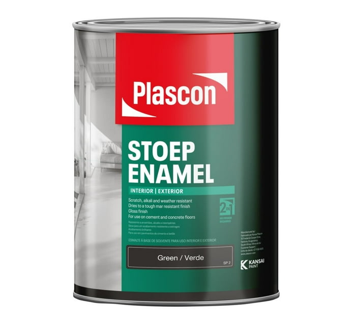 Plascon 5L Stoep Enamel Green | Makro