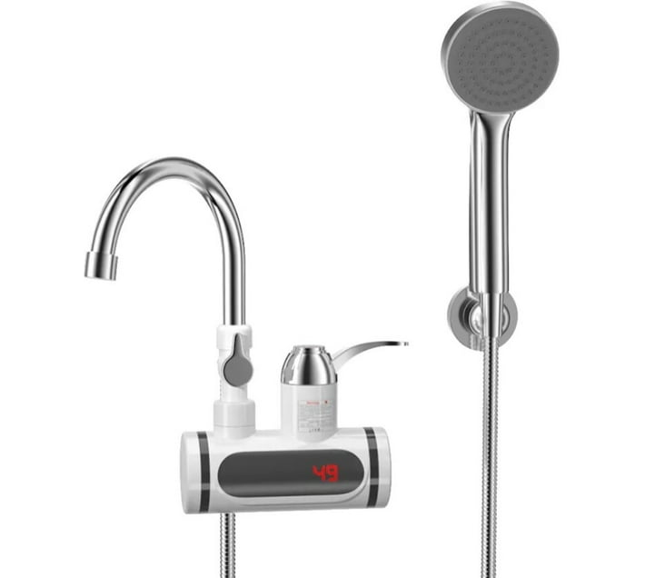 Generic Heating Faucet Set Faucet Shower Rise (Screw On) | Makro